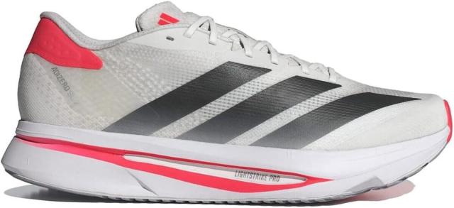 [アディダス] アディゼロ SL 2 [ADIZERO SL 2] クラウドホワイト/コアブラック/ルーシッドレッド JI2983