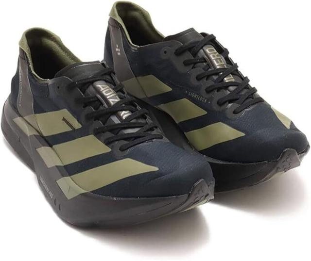 [アディダス] アディゼロ アディオス プロ 4 [ADIZERO ADIOS PRO 4] コアブラック/フォーカスオリーブ/チャコール JP6314