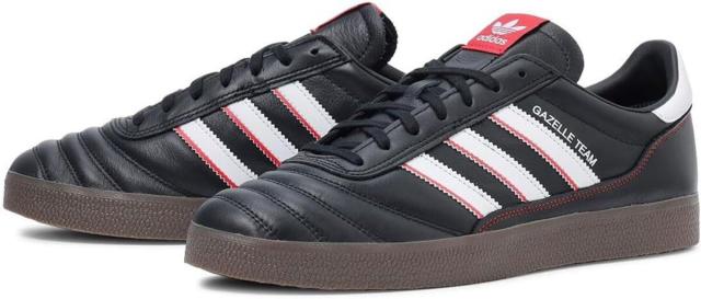 [アディダス] ガゼル チーム [GAZELLE TEAM] コアブラック/フットウェアホワイト/ガム JQ3675