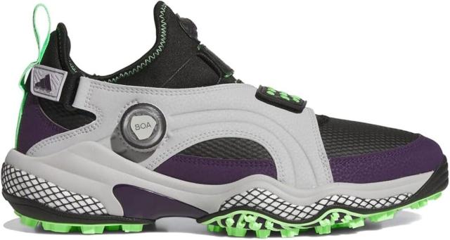 [アディダス] コードカオス 25 ミッドカット ボア [CODECHAOS 25 MIDCUT BOA SPIKELESS] コアブラック/グレースリー/オーロラプラム JQ7717