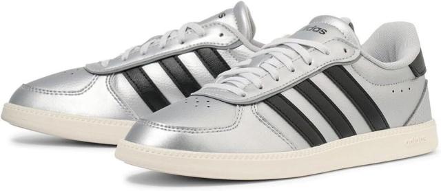 [アディダス] ブレイクネット スリーク W [W BREAKNET SLEEK W] マットシルバー/コアブラック/オフホワイト JQ8263