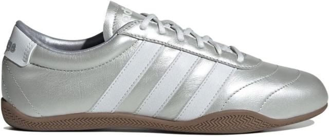 [アディダス] グランドコート ロー [W GRAND COURT LO] シルバーメタリック/クリスタルホワイト/ガム JQ9682