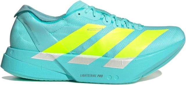 [アディダス] アディゼロ アディオス プロ 4 [ADIZERO ADIOS PRO 4] ブルー/ルシッドレモン/ミントトン JR1251