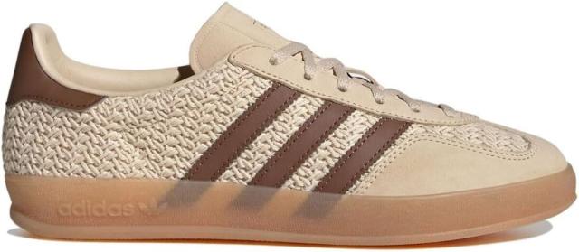 [アディダス] ガゼル インドア シューズ [W GAZELLE INDOOR SHOES] サンドストレータ/プリラブドブラウン/ガム JS1418