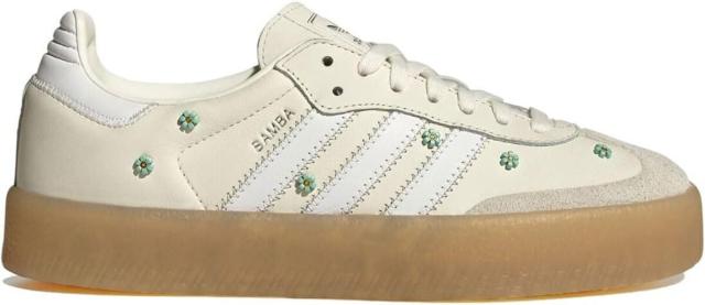 [アディダス] サンバ シューズ [W SAMBAE SHOES] オフホワイト/クラウドホワイト/クリアミント JS3953