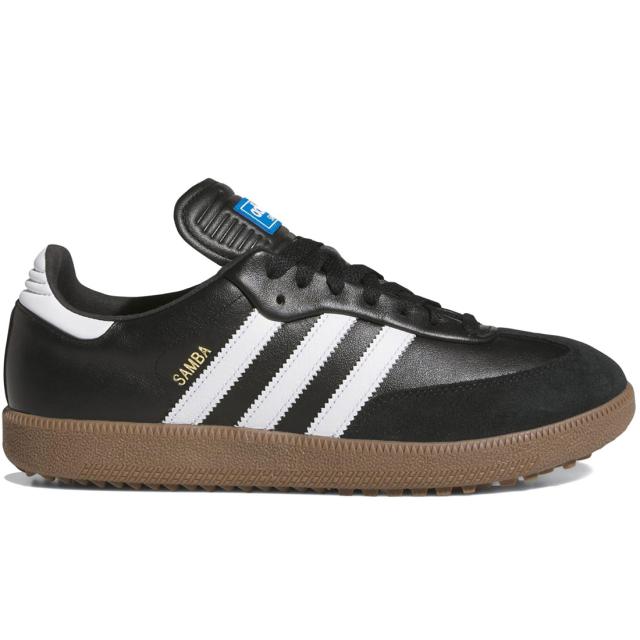 [アディダス] サンバ ゴルフ フルグレインレザー [SAMBA GOLF FULL GRAIN LEATHER] コアブラック/クラウドホワイト/ガム JH6150