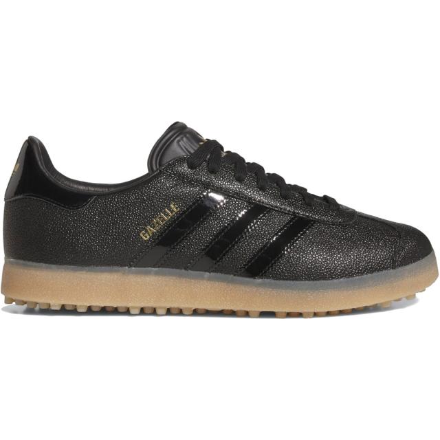 [アディダス] ガゼル ラックス スパイクレス [GAZELLE LUX SPIKELESS GOLF SHOES] Core Black/Gum JI4157