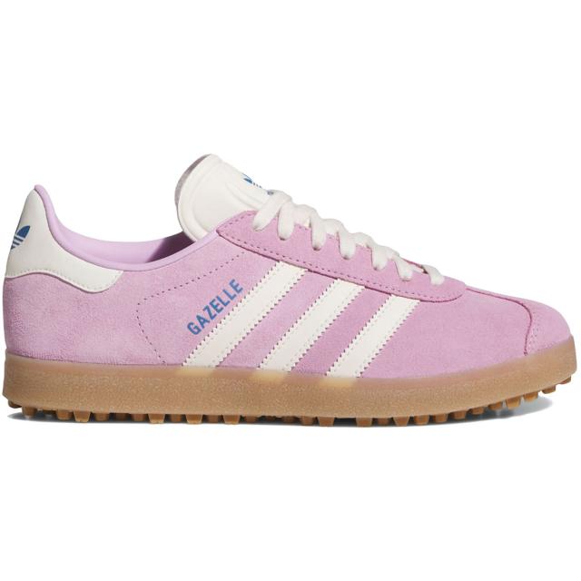 [アディダス] ガゼル スパイクレス ゴルフ [W GAZELLE SPIKELESS GOLF] Bliss Lilac/Chalk White/Blue Bird JQ7755