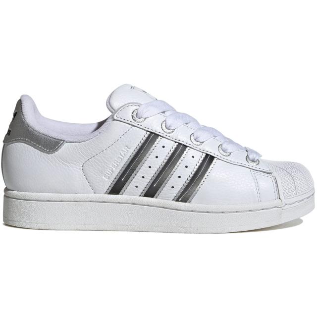 [アディダス] スーパースターII [W SUPERSTAR II] クラウドホワイト/マットシルバー/コアブラック JR4233