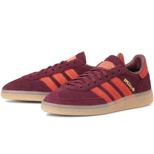 [アディダス] ハンドボール スペツィアル W [Handball Spezial W] ワインレッド/オレンジ/ゴールド JR0848