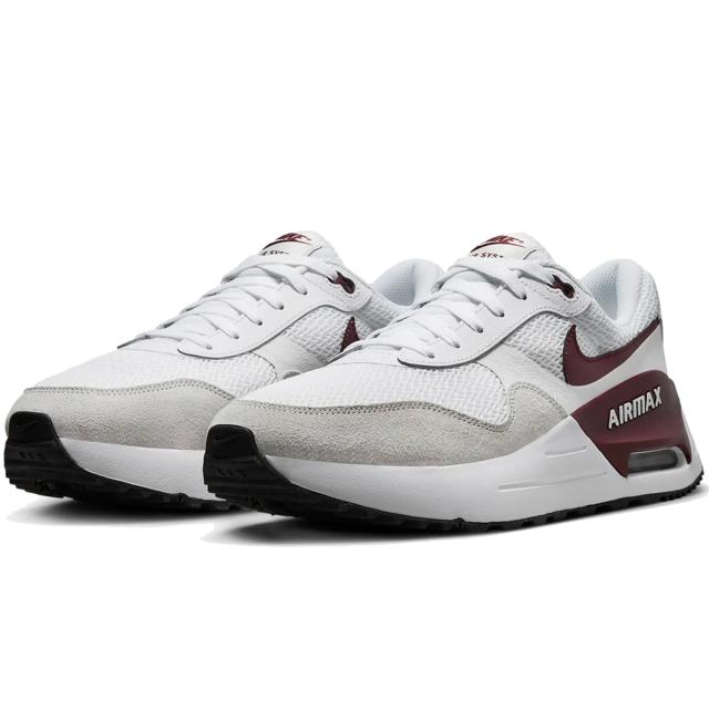 [ナイキ] エア マックス システム [AIR MAX SYSTM] ホワイト/サミットホワイト/ブラック/ダークチームレッド DM9537-106