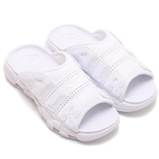 [ナイキ] エア モア アップテンポ スライド  [AIRMORE UPTEMPO SLIDE] ホワイト/ホワイト FD9883-101 ナイキジャパン正規品