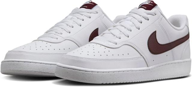 [ナイキ] コート ビジョン LOW ネクスト ネイチャー [COURT VISION LOW NN] ホワイト/バーガンディクラッシュ DH2987-113