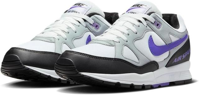 [ナイキ] エア スパン 2 [Air Span 2] ウルフグレー/ブラック/ホワイト/ハイパーグレープ AH8047-013