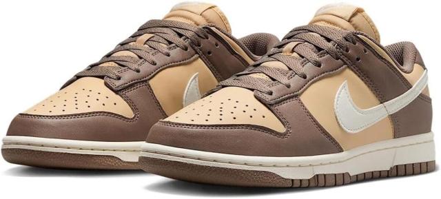[ナイキ] ダンク ロー ネクスト ネイチャー [W DUNK LOW NN] ミンクブラウン/セサミ/ココナッツミルク/セイル DD1873-201