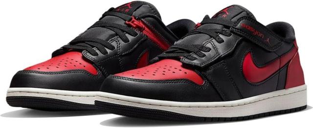 [ナイキ] エア ジョーダン 1 ロー イージーオン [AIR JORDAN 1 LOW EasyOn] ブラック/サミットホワイト/バーシティレッド DM1206-067