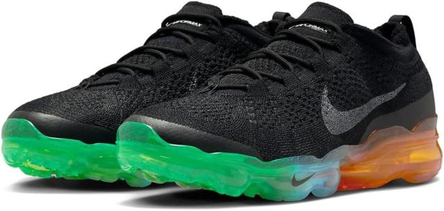 [ナイキ] エア ヴェイパーマックス 2023 フライニット [Air VaporMax 2023 FK] ブラック/グリーンストライク/ライトカリー/ブラック  DV1678-014