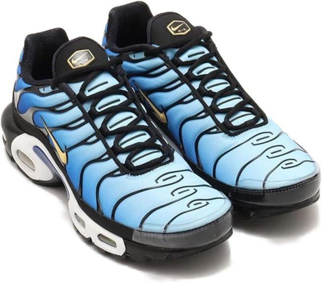 [ナイキ] エア マックス プラス OG [AIR MAX PLUS OG] ブラック/スカイブルー/ハイパーブルー/シャモア DX0755-001