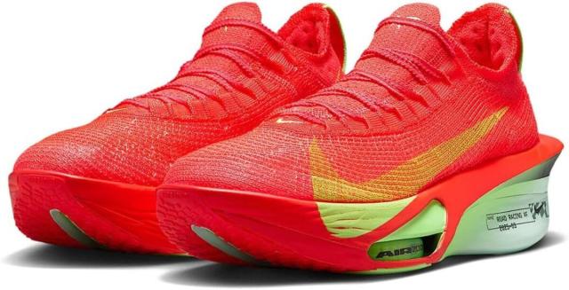 [ナイキ] アルファフライ 3 [Alphafly 3] ブライトクリムゾン/ライムブラスト/ミントフォーム/ケイブパープル FD8311-600