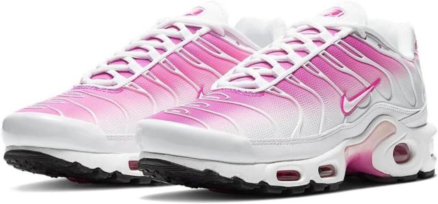 [ナイキ] エア マックス プラス [W AIR MAX PLUS] ホワイト/ピンクフォーム/ブラック/ファイヤーピンク CZ7931-100