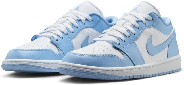 [ナイキ] エア ジョーダン 1 ロー [AIR JORDAN 1 LOW] ホワイト/ライトブルー DC0774-142