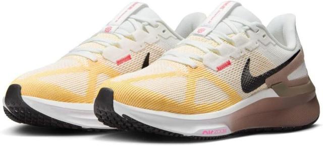 [ナイキ] エア ズーム ストラクチャー 25 [W Air Zoom Structure 25] サミットホワイト/ミンクブラウン/バーシティメイズ/ブラック DJ7884-110