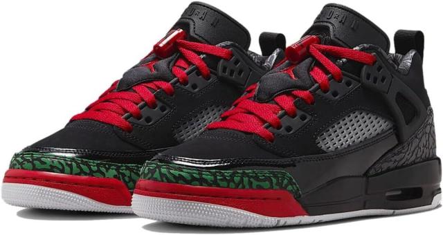 [ナイキ] ジョーダン スパイジーク ロー [J JORDAN SPIZIKE LOW] ブラック/クラシックグリーン/ホワイト/バーシティレッド FQ3950-060