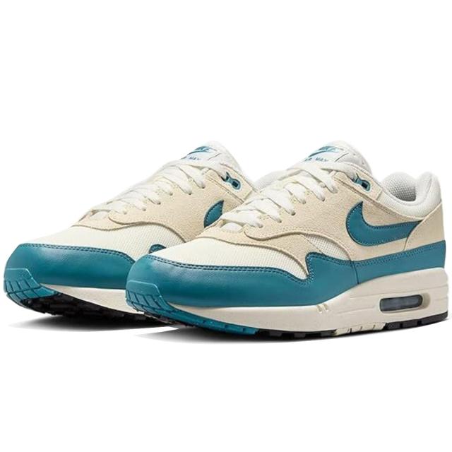 [ナイキ] エア マックス 1 エッセンシャル [AIR MAX 1 ESS] ソフトパール/ライトカーキ/ブラック/スモーキーブルー FZ5808-011