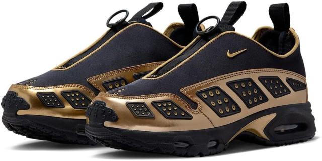 [ナイキ] エア マックス SNDR [W AIR MAX SNDR] ブラック/ブラック/ダークスモークグレー/メタリックゴールド HJ4130-002