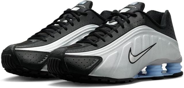 [ナイキ] ショックス R4 [SHOX R4] メタリックシルバー/ブラック/サイキックブルー/メタリックシルバー HQ1988-004