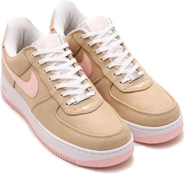 [ナイキ] エア フォース 1 レトロ [AIR FORCE 1 RETRO] リネン/ホワイト/アトモスフィア HV2021-200