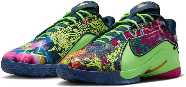 [ナイキ] レブロン 22 EP [LEBRON 22 EP] ブラスタリー/ゴーストグリーン/ディフューズブルー/ファイヤーベリー HV8452-400