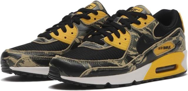 [ナイキ] エア マックス 90 プレミアム [AIR MAX 90 PRM] ブラック/サンドドリフト/ライトブルー IF1721-001