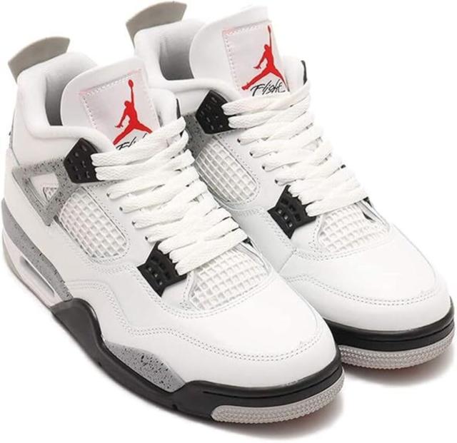 [ナイキ] エア ジョーダン 4 レトロ [AIR JORDAN 4 RETRO] サミットホワイト/ファイアレッド/ブラック FV5029-100