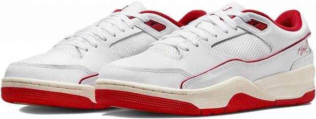 [ナイキ] ジョーダン フライト コート [JORDAN FLIGHT COURT] ホワイト/セイル/ブラック/バーシティレッド HF3255-106