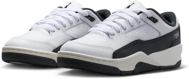 [ナイキ] ジョーダン フライト コート GS [J JORDAN FLIGHT COURT GS] ホワイト/ブラック HF3333-112