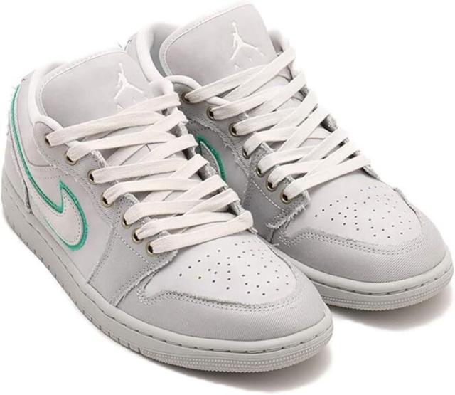 [ナイキ] エア ジョーダン 1 ロー SE [W AIR JORDAN 1 LOW SE] グレー/サミットホワイト/グリーン IH3369-077