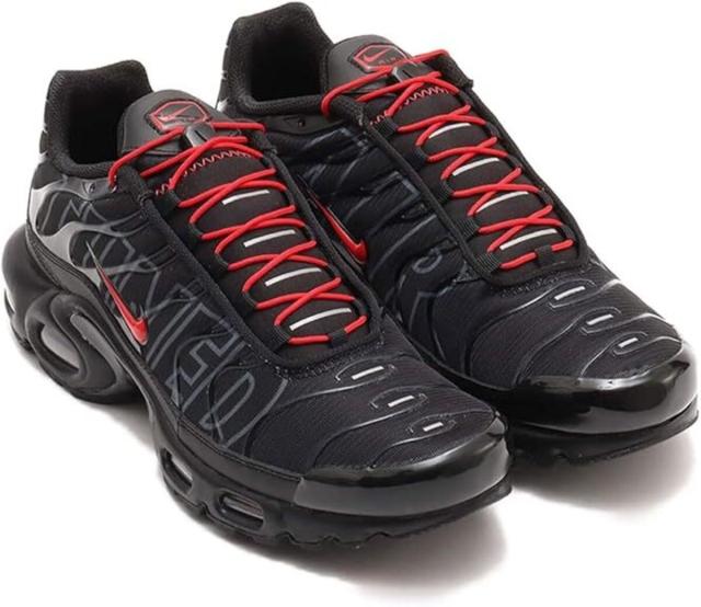 [ナイキ] エア マックス プラス [AIR MAX PLUS] ブラック/ウルフグレー/メタリックシルバー/ユニバーシティレッド IH4459-001