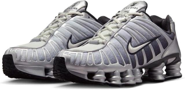 [ナイキ] ショックス TL プリント [SHOX TL PRINT] シルバー/サミットホワイト/ブラック IH4466-095