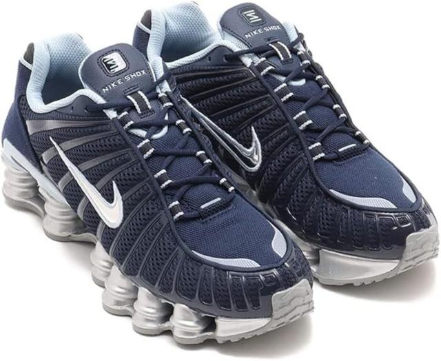 [ナイキ] ショックス TL [W SHOX TL] オブシディアン/ライトアーモリーブルー/フラットシルバー/メタリックプラチナム IH4481-400