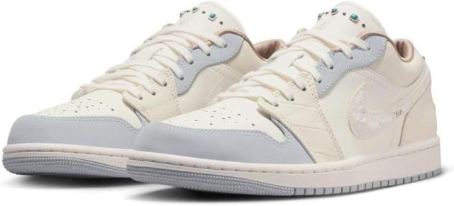 [ナイキ] エア ジョーダン 1 ロー [W AIR JORDAN 1 LOW] セイル/ライトブルー IH7323-100