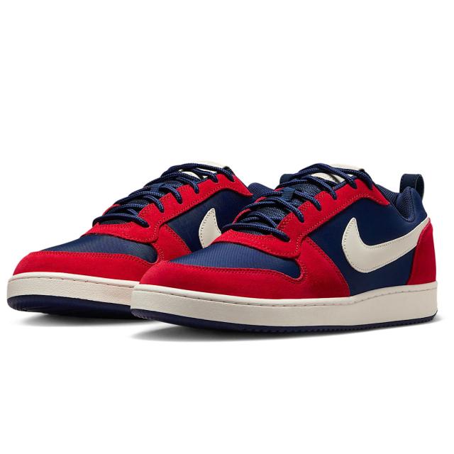 [ナイキ] コート ボロー ロー プレミアム [COURT BOROUGH LOW PRM] ミッドナイトネイビー/ユニバーシティレッド/セイル 844881-401
