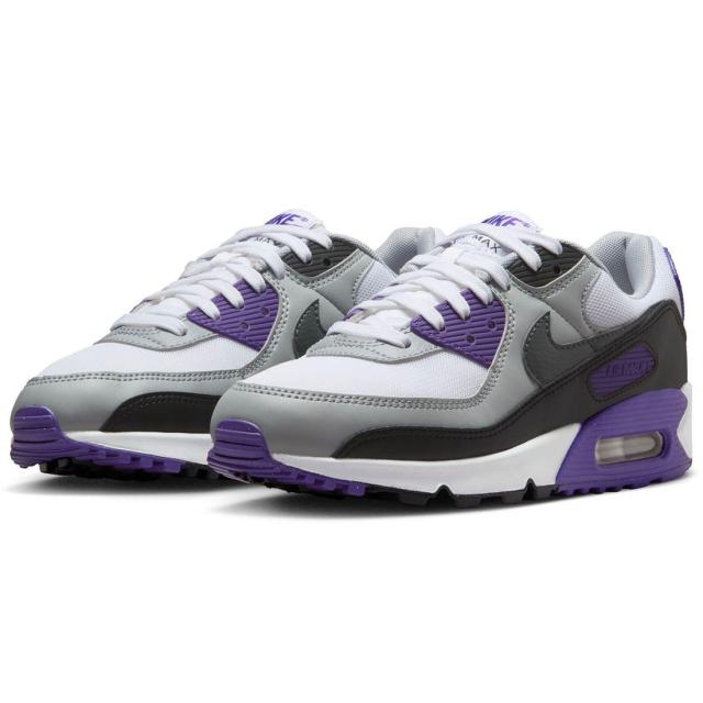 [ナイキ] エア マックス 90 [W AIR MAX 90] ホワイト/アイアングレー/ブラック/ブルー DH8010-110