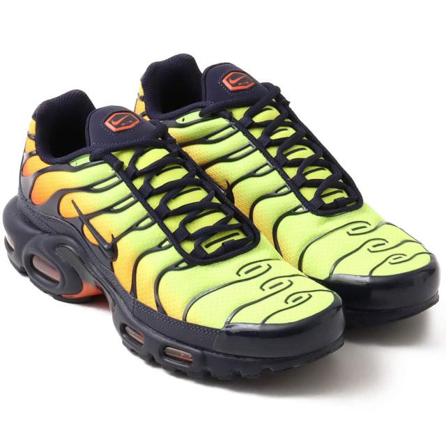 [ナイキ] エア マックス プラス [AIR MAX PLUS] レモンベノム/ハイパークリムゾン/レーザーオレンジ/ブラッケンドブルー DM0032-701