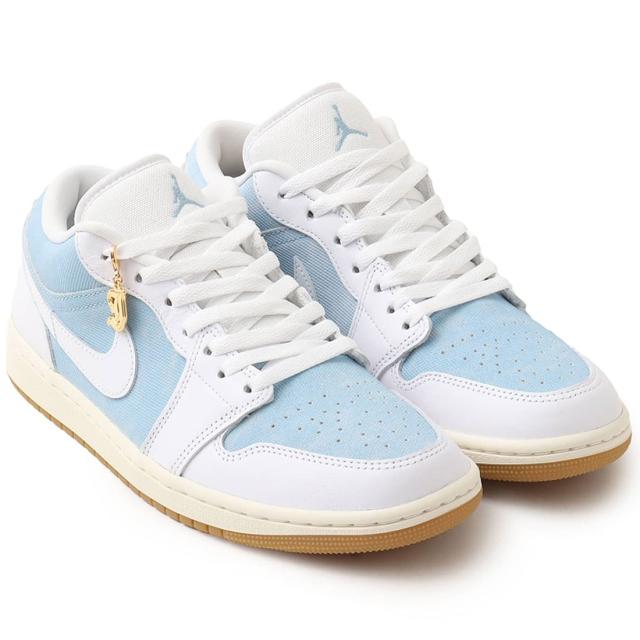 [ナイキ] エア ジョーダン 1 ロー SE [W AIR JORDAN 1 LOW SE] ブルー/ホワイト HQ2004-400