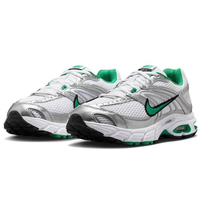 [ナイキ] エア マックス モト 2K [W AIR MAX MOTO 2K] ホワイト/メタリックシルバー/ブラック/スタジアムグリーン HQ2056-102