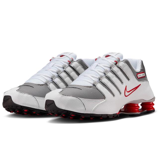 [ナイキ] ショックス NZ [SHOX NZ] ホワイト/スポーツレッド/クールグレー/メタリックシルバー 378341-104