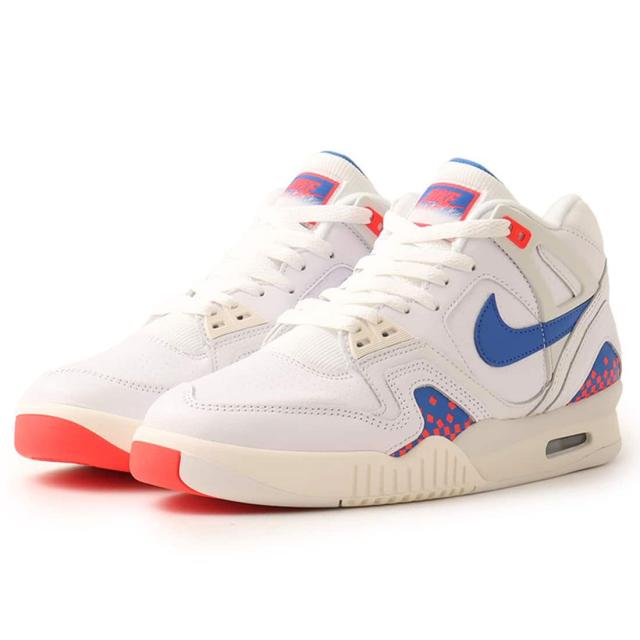 [ナイキ] エア テック チャレンジ 2 [AIR TECH CHALLENGE 2] ホワイト/レーザークリムゾン/ペールアイボリー/ロイヤルブルー FZ9033-102