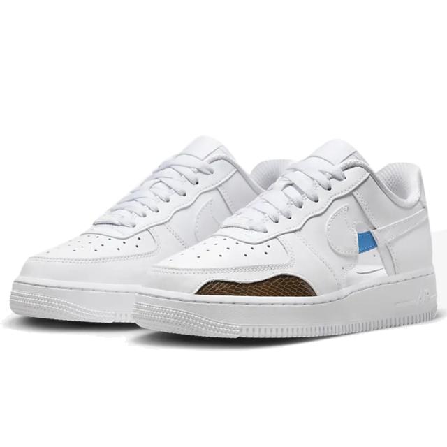 [ナイキ] エア フォース 1 '07 LX [W AIR FORCE 1 '07 LX] ホワイト/マルチカラー/ホワイト FB1906-100 日本国内正規品