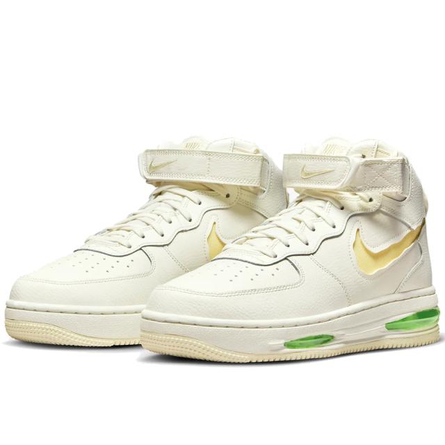 ナイキ NIKE エア フォース 1 ミッド エヴォ [AIR FORCE 1 MID EVO] セイル/ライムブラスト/ココナッツミルク FB1374-100 ナイキジャパン正規品